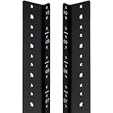 Amazon.com: NavePoint 14U Vertical Rack Rail Pair DIY Kit with Hardware ...