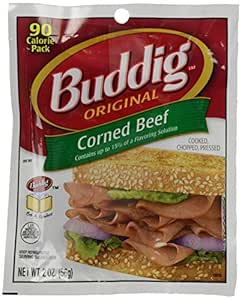 Carl Buddig, Corned Beef, 2 oz: Amazon.com: Grocery & Gourmet Food