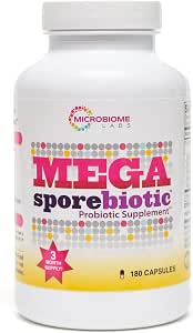 Amazon.com: Microbiome Labs MegaSporeBiotic Spore-Based Probiotics ...
