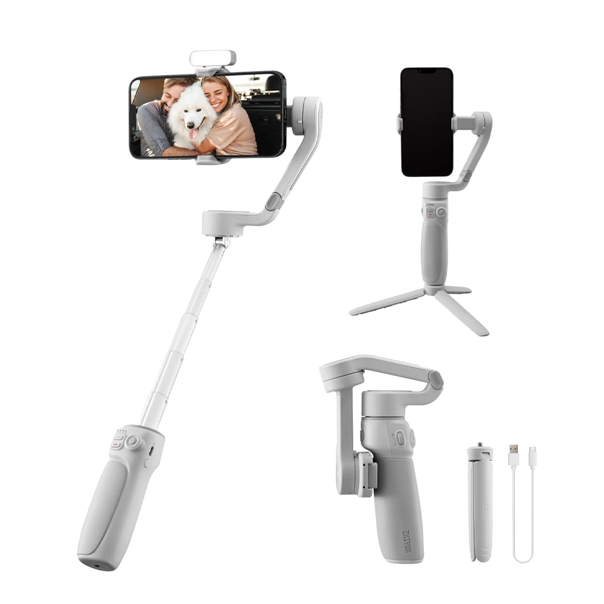 Mua Zhiyun Smooth Q4 Gimbal Stabilizer, Built-in Extension Rod, Portable and Foldable, Vlogging ...