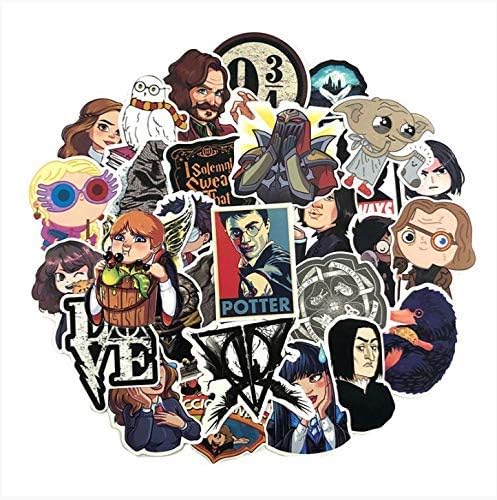 PSL Cartoon Wizard Potter Graffiti Sticker Hokvarts School for Laptop ...