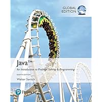 Java: An Introduction to Problem Solving and Programming (7th Edition ...