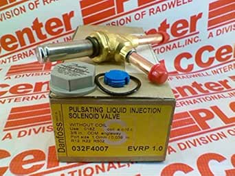 DANFOSS 032F4007 Solenoid Valve 3/8IN Liquid Injection: Amazon.com ...