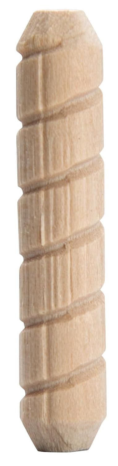 Amazon.com: Waddell 780DP Spiral Groove Hardwood Dowel Pin, 7/16" x 2-1 ...