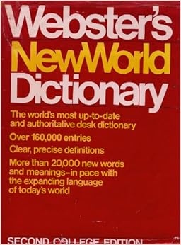 Amazon.com: Webster's New World Dictionary: 2nd College Edition ...
