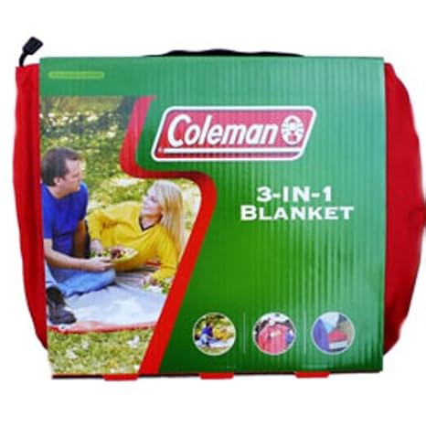 Buy Coleman All Outdoors 3-in-1 Blanket (Blue) Online at Low Prices in ...