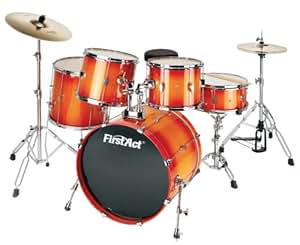 Amazon.com: First Act 8 Piece Drum Set MD8900091: Musical Instruments