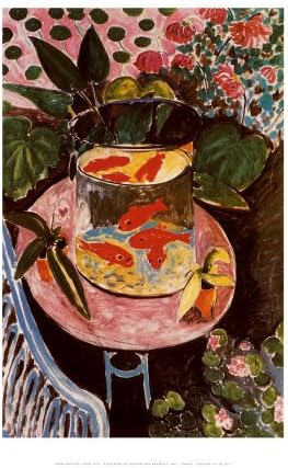 Reproduction d'art 'Le poisson rouge', de Henri Matisse, Taille: 28 x ...
