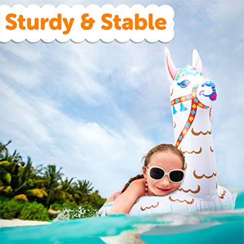USA Toyz Llama Baby Pool Float - 27 Inch Tall Inflatable Pool Floats ...