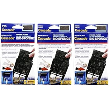 Amazon.com : Penn-Plax Cascade 150/200 Power Filter Replacement Filter ...