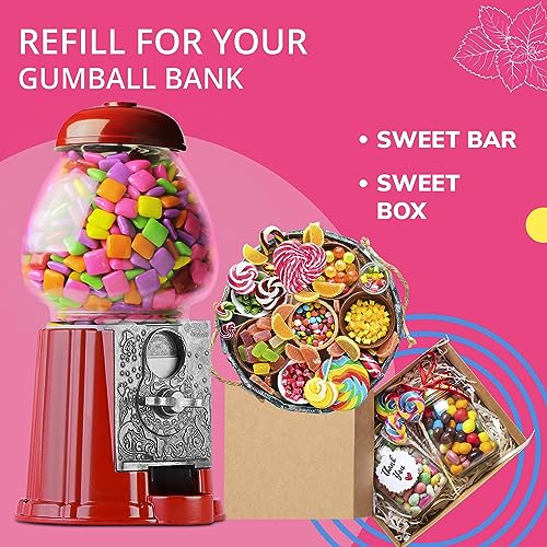 Chiclet Gum Tabs - Fun In The Sun Assorted Colors - Tropical Fruits Flavors Chewing Gums ...