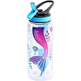 Amazon.com: Home Tune Cute Water Bottle for School Kids Girls, BPA FREE Tritan & Leak Proof ...