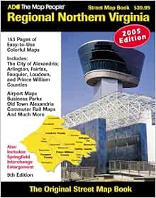 ADC The Map People Regional Northern Virginia: Street Map Book: ADC Map ...