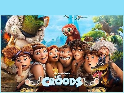Buy SDore DREAMWORKS The CROODS Birthday Party 1/4 Sheet Image Frosting ...
