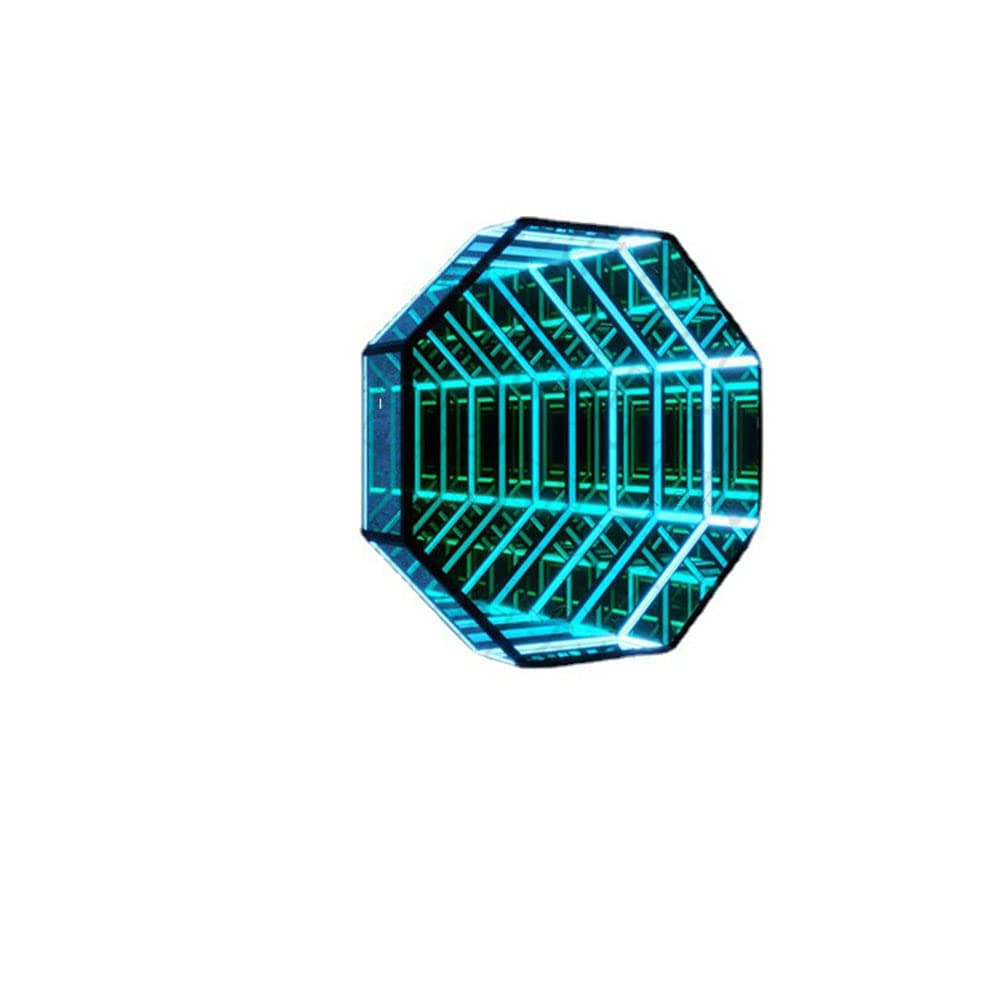 Mua Mirror Tunnel Light, Remote Control LED Infinity Wall Mirror Frame ...