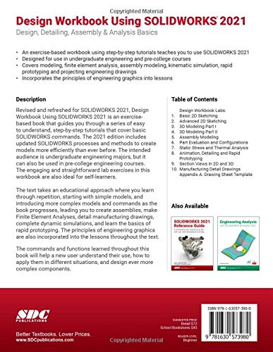 Design Workbook Using SOLIDWORKS 2021 - Smart Move