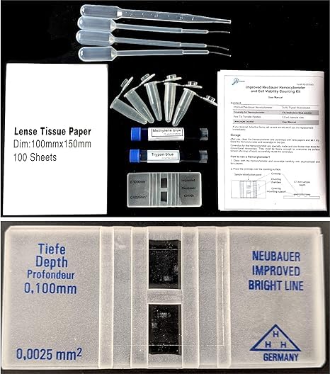 Rs Science Improved Neubauer Hemocytometer Kit Cell Counting