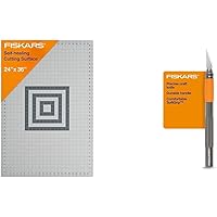 Amazon.com: Fiskars Self Healing Cutting Mat with Grid for Sewing ...