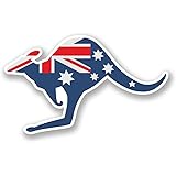 Amazon.com: Australia Kangaroo Vinyl Sticker Decal Laptop Car Bumper ...
