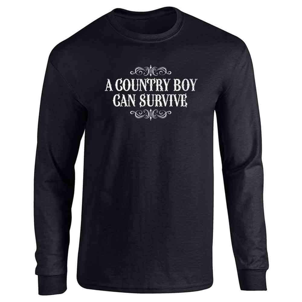 A Country Boy Can Survive Quote T Shirt Minaze a-country-boy-can-survive-quote-t-shirt-minaze