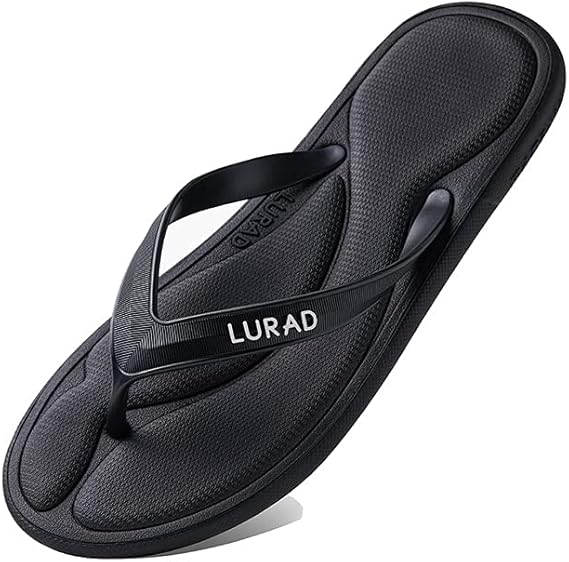 Men's Beach And Swimming Pool Slippers, Non-Slip Casual Flip-Flops ...