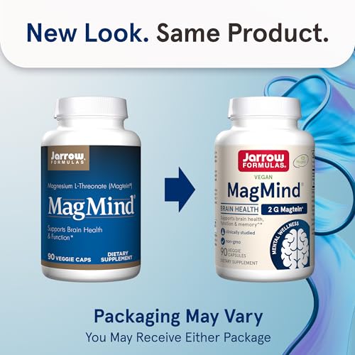 Jarrow Formulas MagMind Brain Health with Magtein (Magnesium L ...