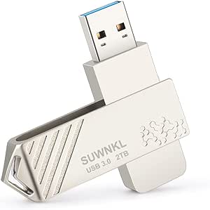 Unidad Flash USB de 2TB, Unidad de Memoria USB de Alta Velocidad de Metal, Memoria USB Grande de ...
