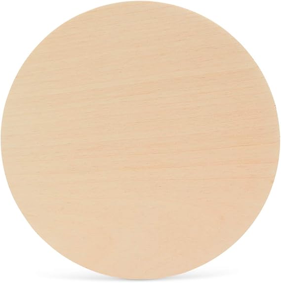 Amazon.com: Wood Plywood Circles 18 inch, 1/4 Inch Thick, Round Wood ...