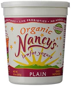 Nancy's, Organic Low Fat Yogurt, Plain, 32 oz: Amazon.com: Grocery ...