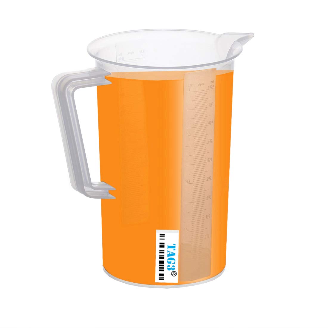 Buy TAG3 ® Professional Plastic Measure Jar Cup Glass for Kitchen ...