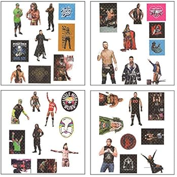 Amazon.com: WWE Wrestling Stickers (8 sheets): Arts, Crafts & Sewing
