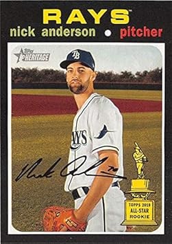 Amazon.com: Nick Anderson baseball card (Tampa Bay Rays) 2020 Topps ...