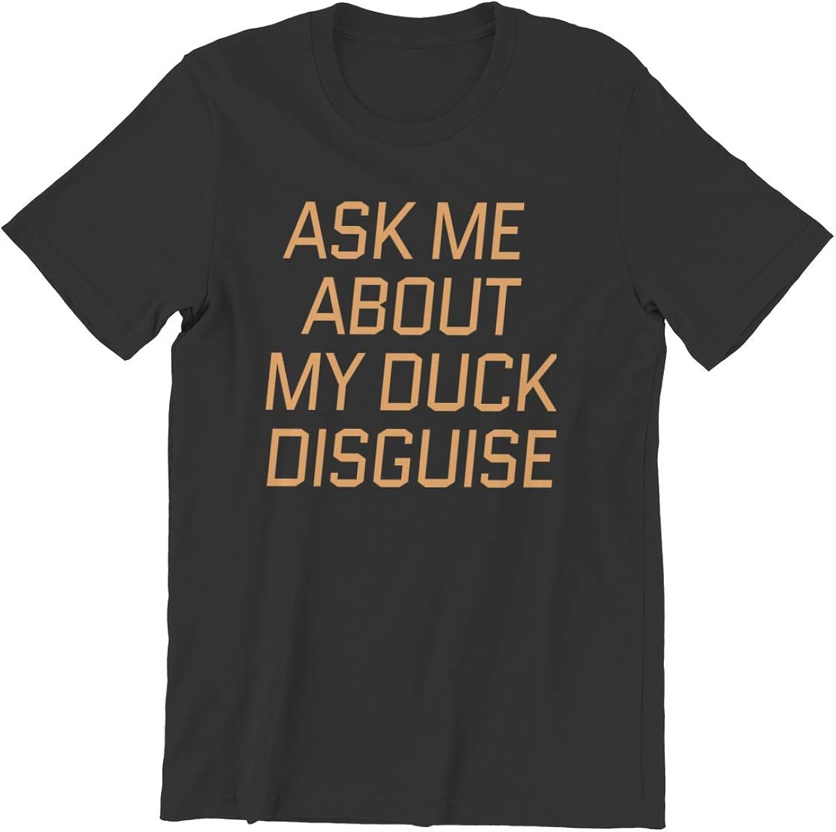 Mens Ask Me About My Duck Disguise Cute T-Shirt Tees for Men | Amazon.com