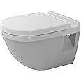 Duravit 2200090000 Starck 3 Wall Mount Toilet Bowl, White Finish ...