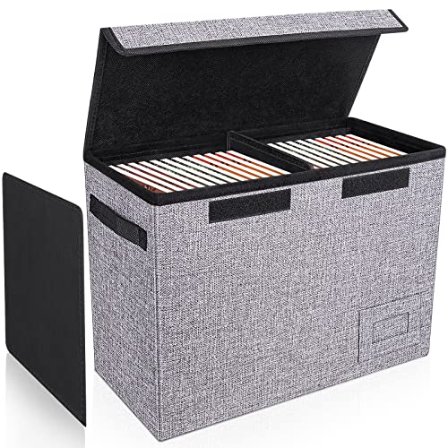 Yscare Grey Comic Book Storage,Collapsible Comic Book Boxes with ...