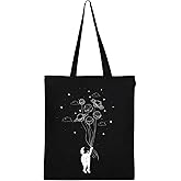 Amazon.com: Whaline 2 Pack Fall Canvas Tote Bags Sunflower Tote Bag ...