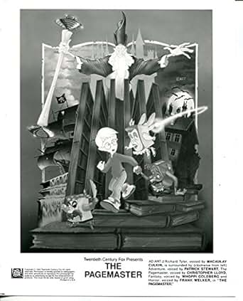 MOVIE PHOTO: THE PAGEMASTER-8X10 PROMO STILL-MACAULAY CULKIN-CARTOONS ...