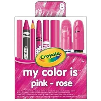 Amazon.com: Crayola Tip Tool Kit, Tickle Me Pink, 50 Art Tools and ...