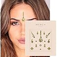 Amazon.com: Gigi Gold Bindi Crystal Indian Bindi Face Jewels Gold Multi ...
