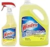Windex Antibacterial Multi-Surface Cleaner, 32 oz + Refill 1 Gallon ...