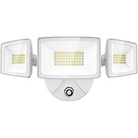 Onforu 55W LED Dusk to Dawn Security Lights, 5500LM Exterior Flood Lights, IP65 Waterproof ...