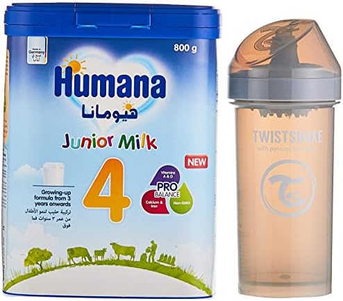 Humana PROBALANCE Growing Up Baby Milk Stage-4 with Twistshake Grey ...