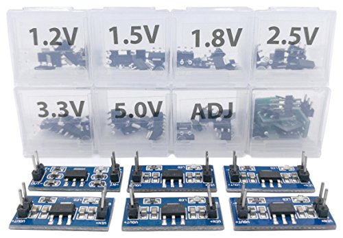 SMD AMS1117 Voltage Regulator Assortment 1.2V, 1.5V, 1.8V, - Want It All