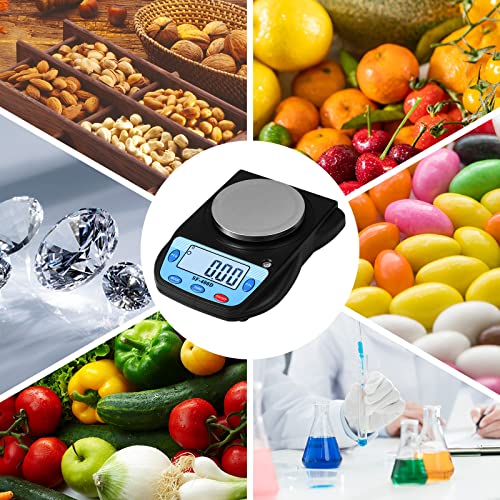 RESHY Digital Lab Scale 600g X 0.01g LCD Analytical Balance Electronic ...