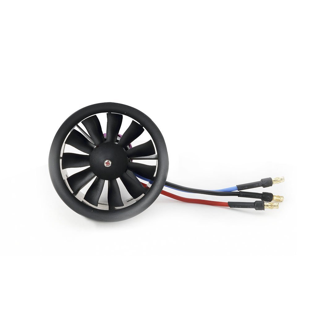 Rc Jet Engine Powerfun EDF 70mm 11 Blades Ducted Fan With RC Brushless ...