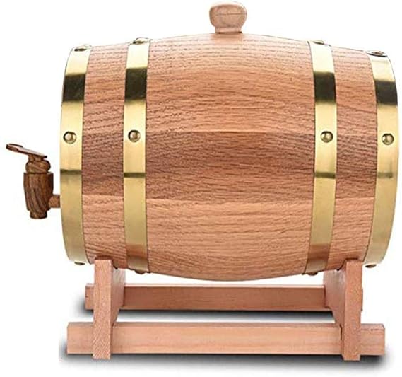 YIQIFEI Weinregale Weingerät 5L Weinlager Fass Bierfässer, Vintage Wood ...
