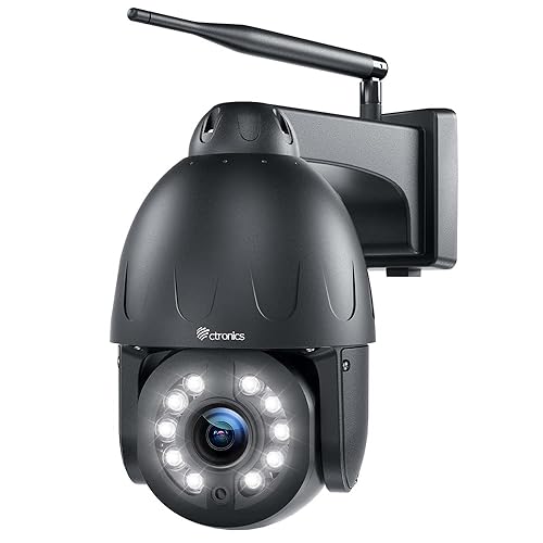 Ctronics 5MP Outdoor PTZ Security Camera 16X Optical Zoom, Auto ...