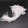 LGEGE 300Pcs 7-inch White Hang Tag Nylon String Snap Lock Pin Loop ...
