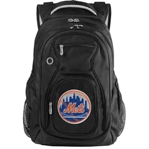 Amazon.com : MLB New York Mets Travel Backpack, Black : Sports Fan ...