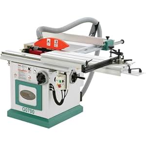 Grizzly G0700 Sliding Table Saw with Scoring Blade Arbor, 10-Inch ...
